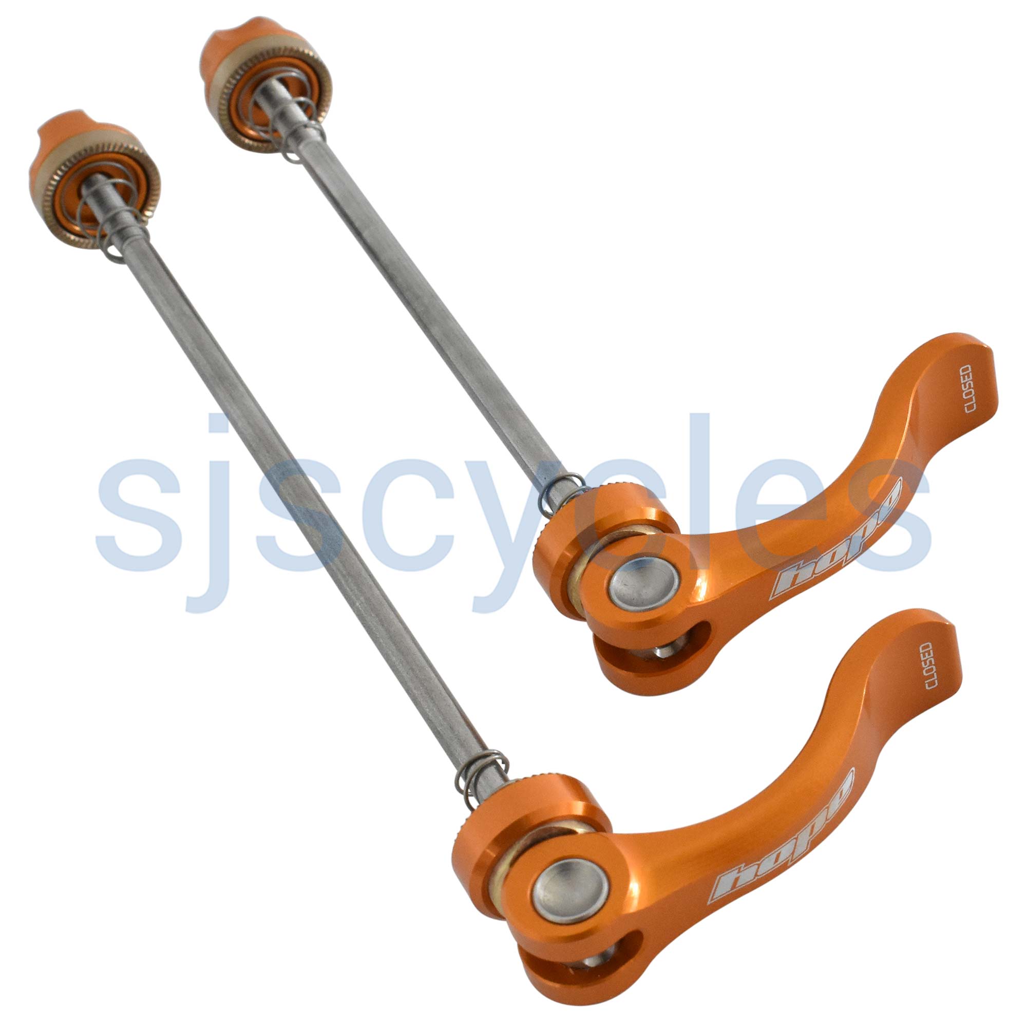 Hope Quick Release Skewers Road Orange QRERSCP