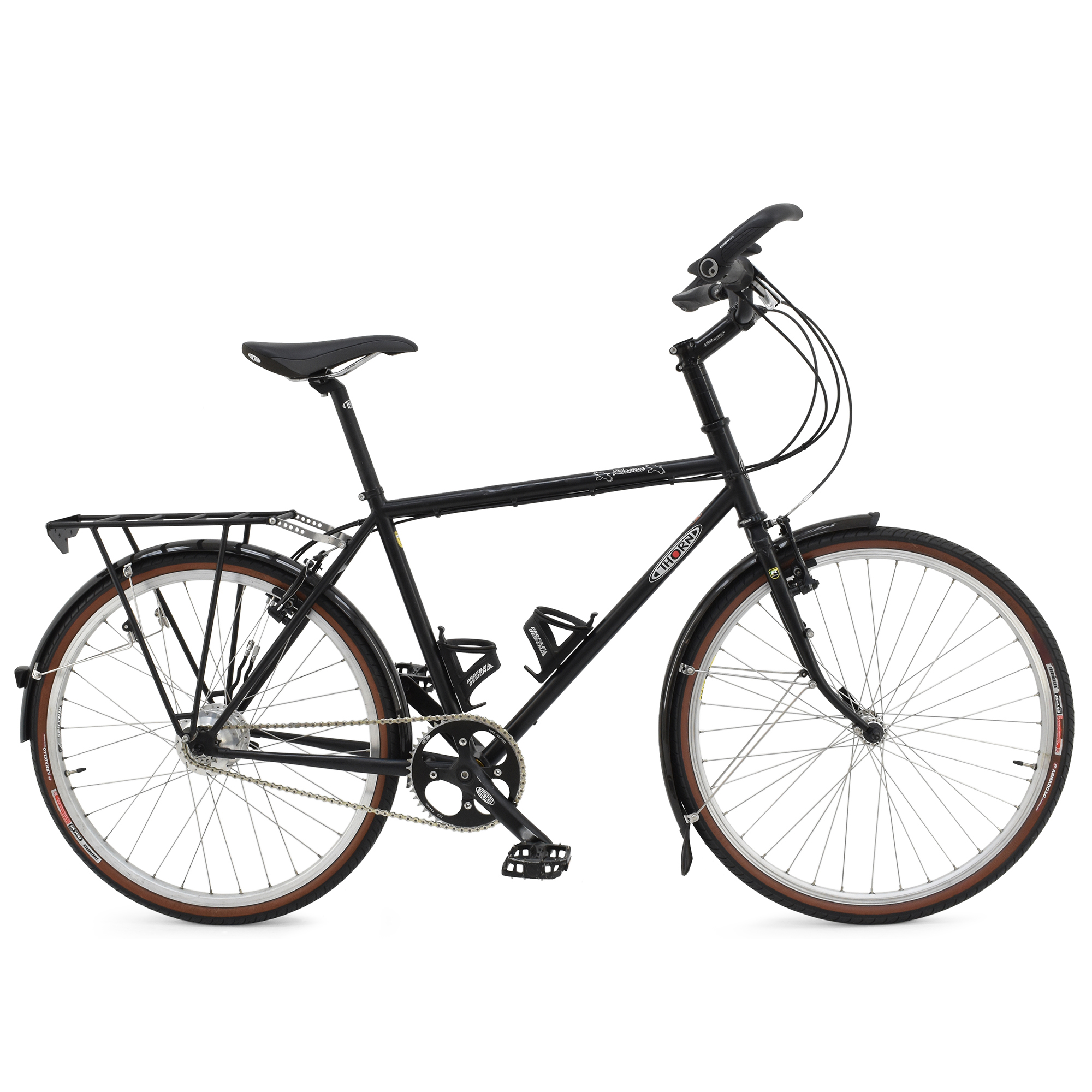 Thorn Raven 26 inch bike with straight bars and rohloff - 500L - Black ...